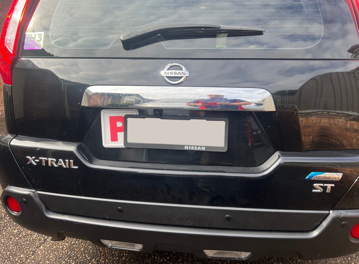 X-Trail 2012 Kenwood CMOS-130 Reverse Camera | Creative Installations