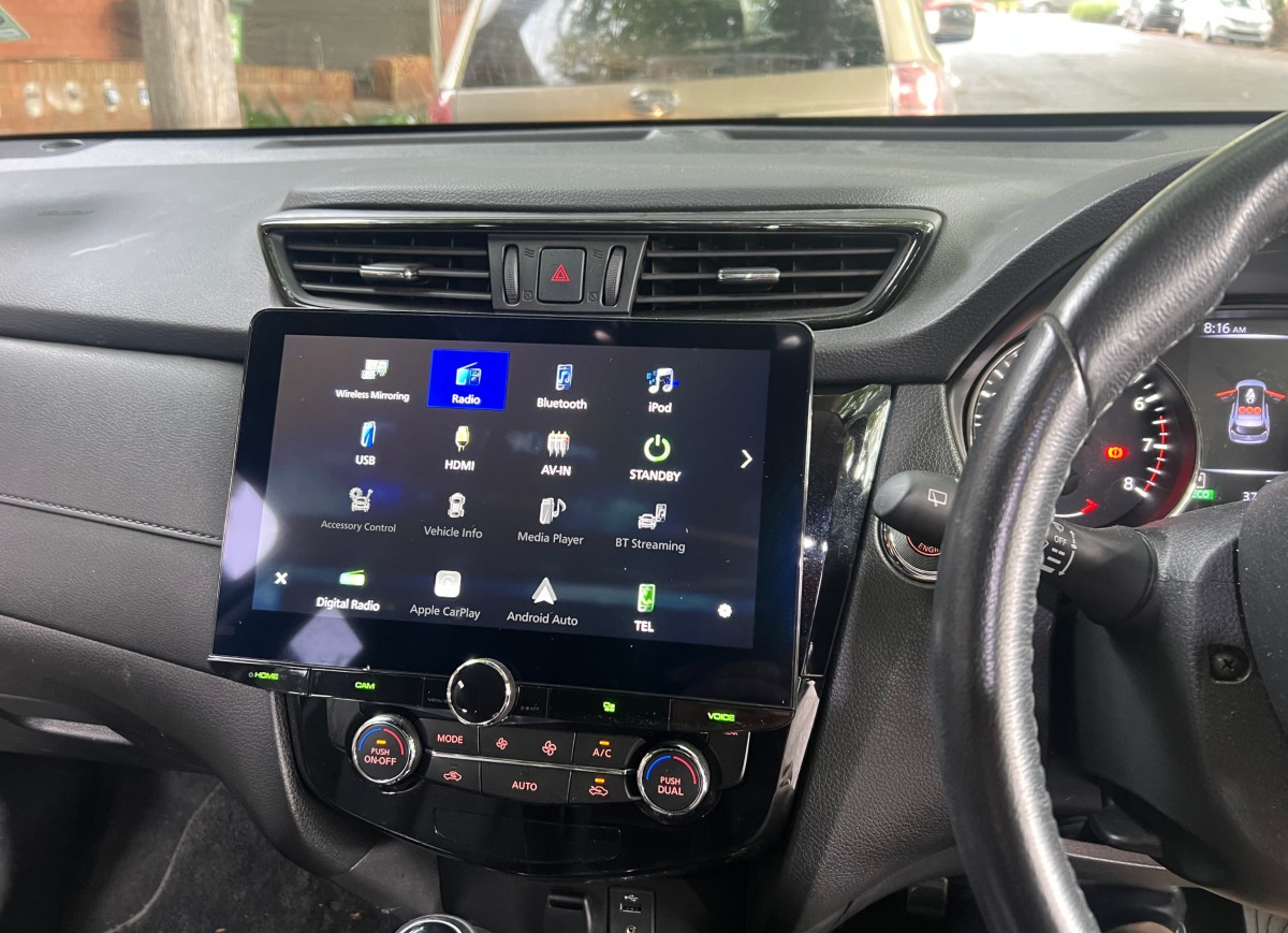 X-Trail 2019 Kenwood DMX9720XDS Head Unit | Creative Installations