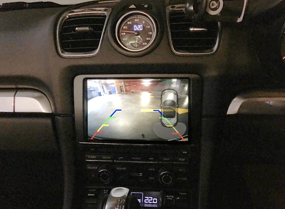 Boxster 2014 Integrated Reverse Camera | Creative Installations