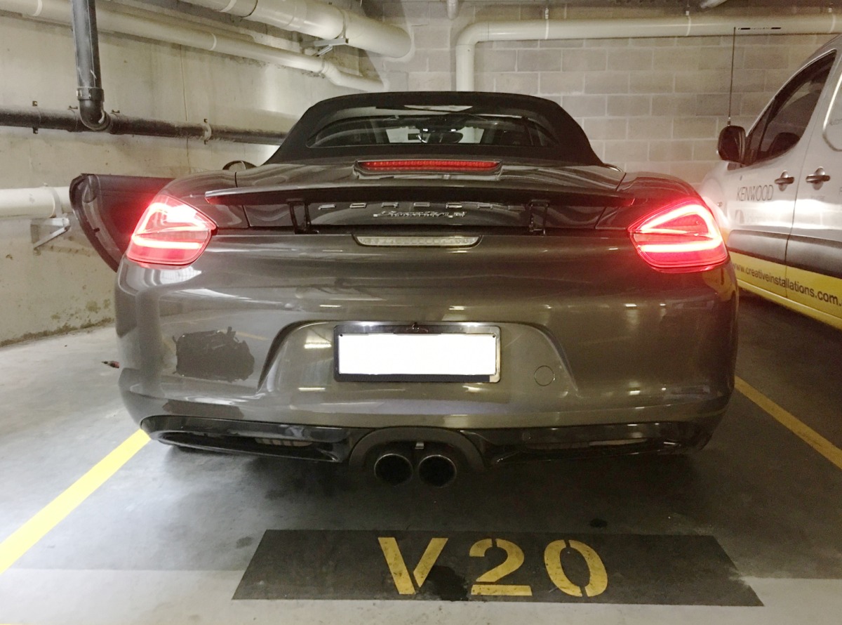 Boxster 2014 Integrated Reverse Camera | Creative Installations