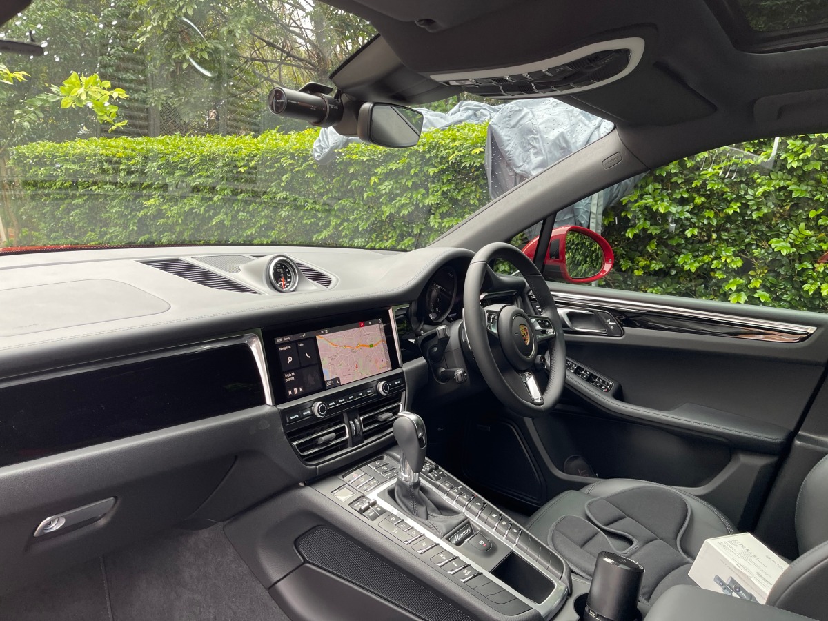 Macan 2021 BlackVue DR900X-2CH Dash Cameras | Creative Installations