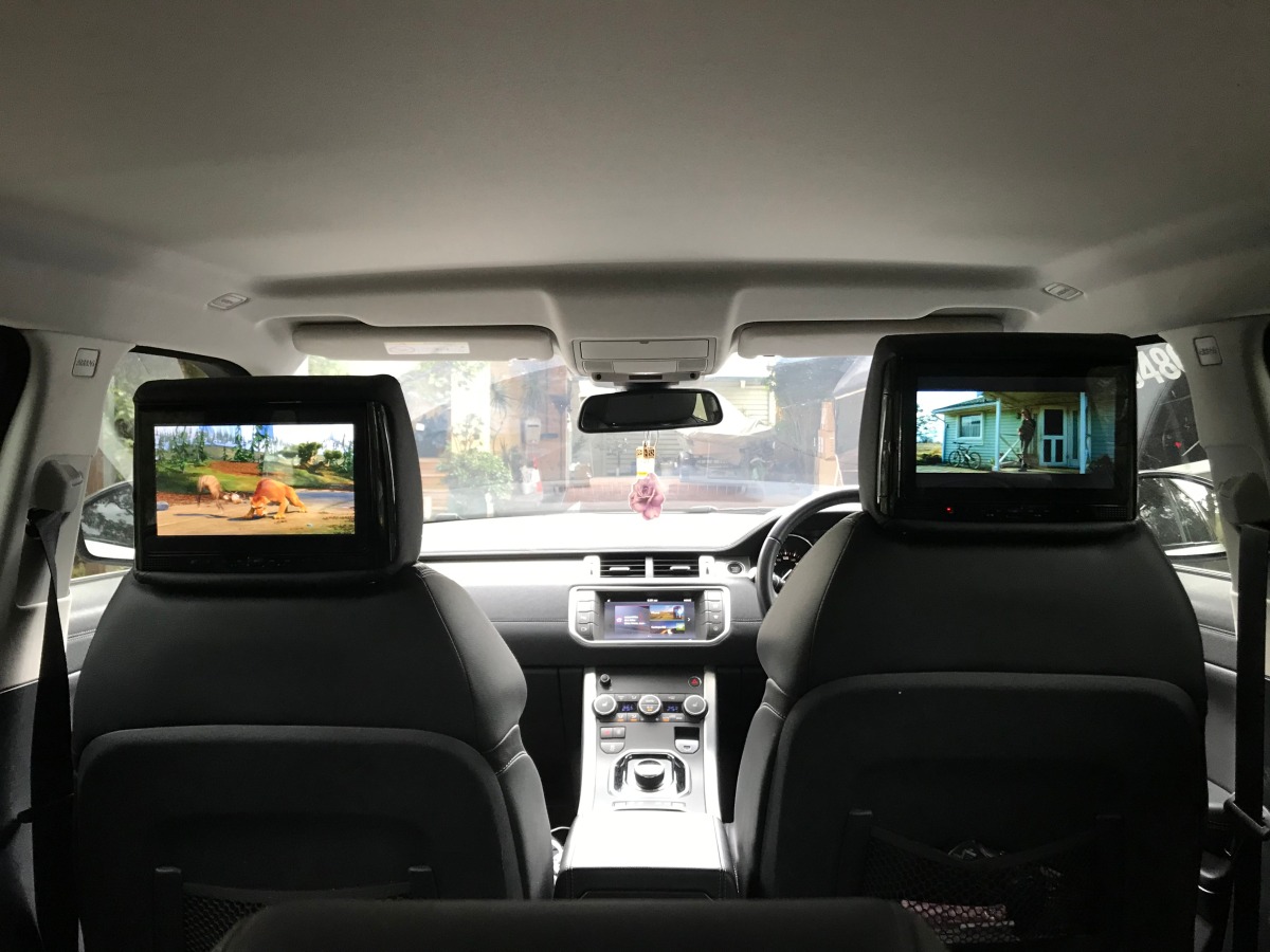 Range Rover Evoque 2017 9" Headrest DVD Players | Creative Installations