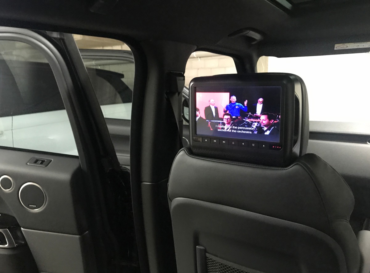 Range Rover Sport 2017 9" Headrest DVD Players | Creative Installations