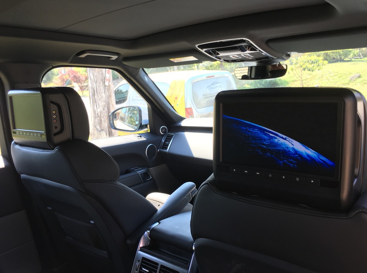 Range Rover Sport 2017 9" Headrest DVD Players | Creative Installations