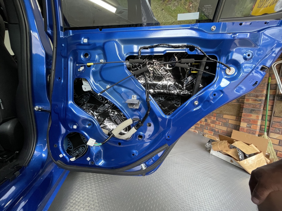 WRX 2017 Dynamat Sound Deadening | Creative Installations