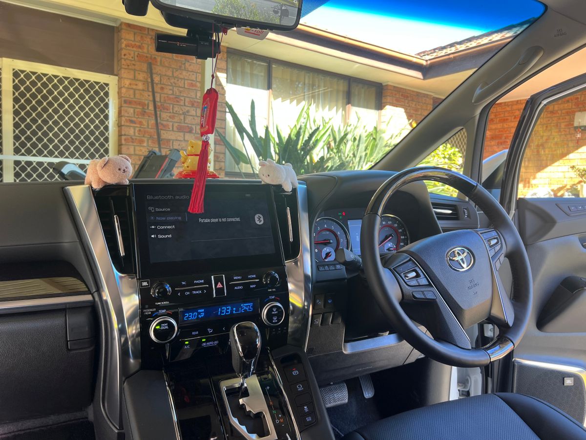 Alphard 2023 BlackVue DR970X-2CH Plus Dash Cams | Creative Installations