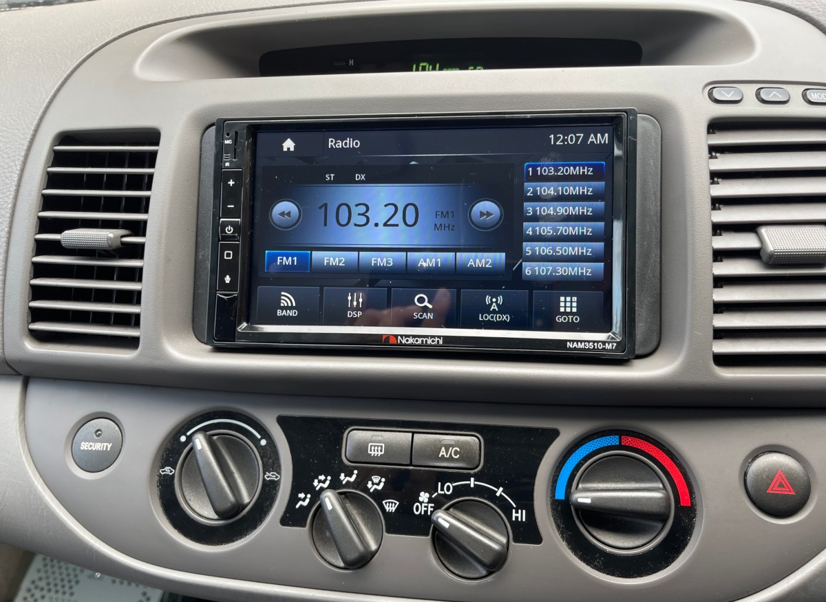 Camry 2005 Nakamichi NAM3510-M7 Head Unit | Creative Installations