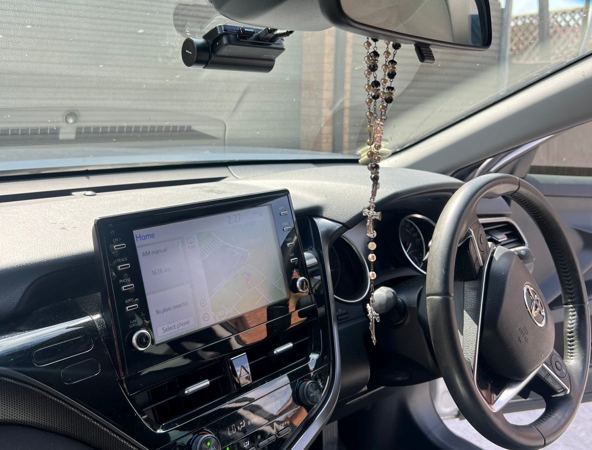 Camry 2023 IROAD QX2 Dash Cams | Creative Installations