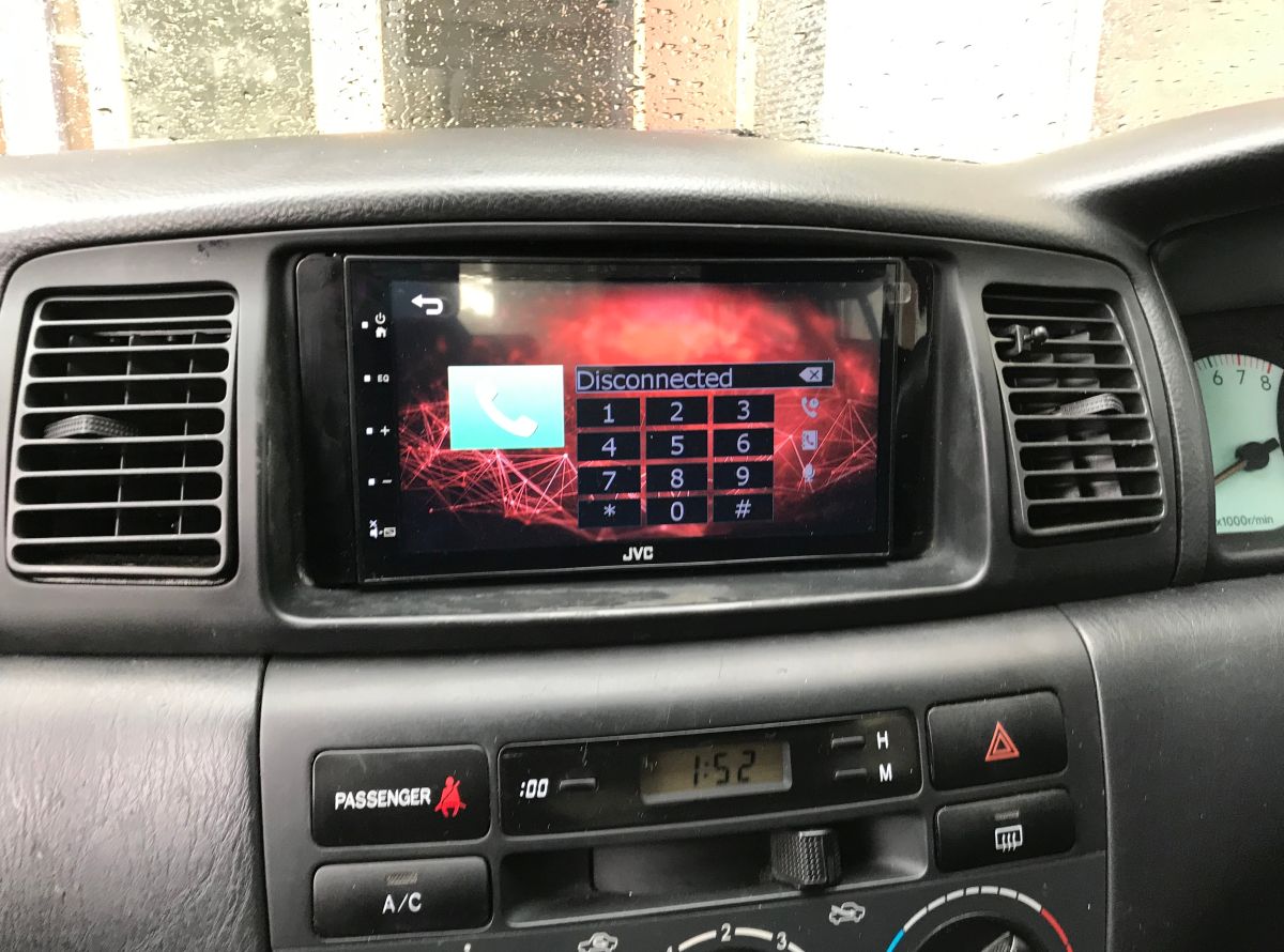 Corolla 2006 JVC KW-M150BT Head Unit | Creative Installations