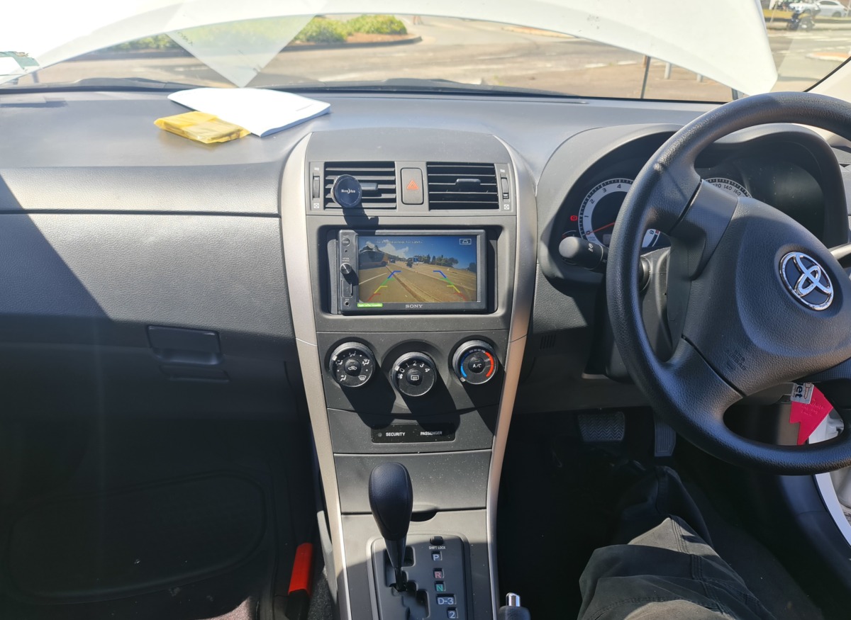 Corolla 2008 Sony XAV-AX1000 Head Unit | Creative Installations