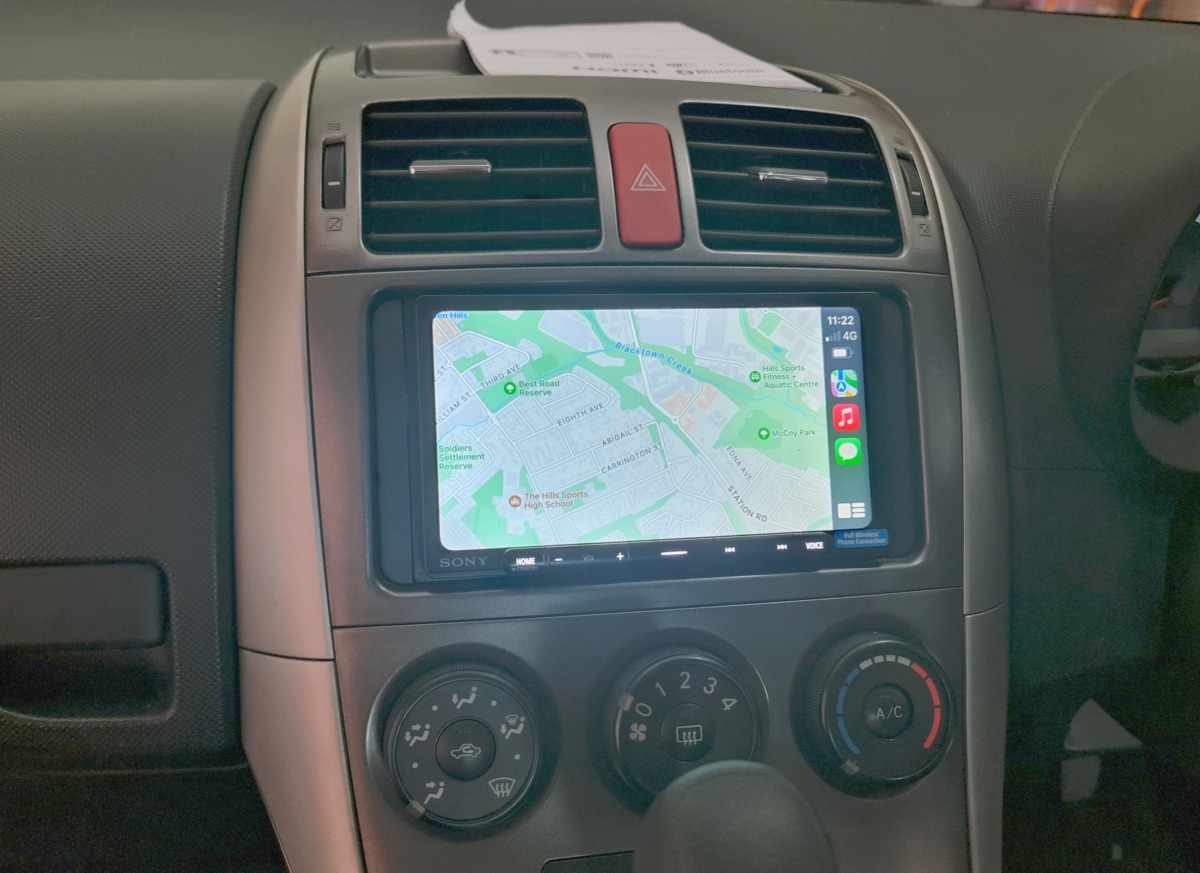 Corolla 2009 Sony XAV-AX6000 Head Unit | Creative Installations
