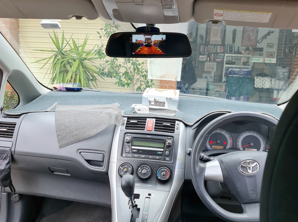 Corolla 2010 Reverse Mirror Camera | Creative Installations