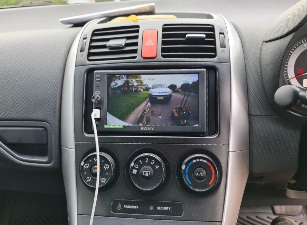 Corolla 2010 Sony XAV-AX1000 Head Unit | Creative Installations