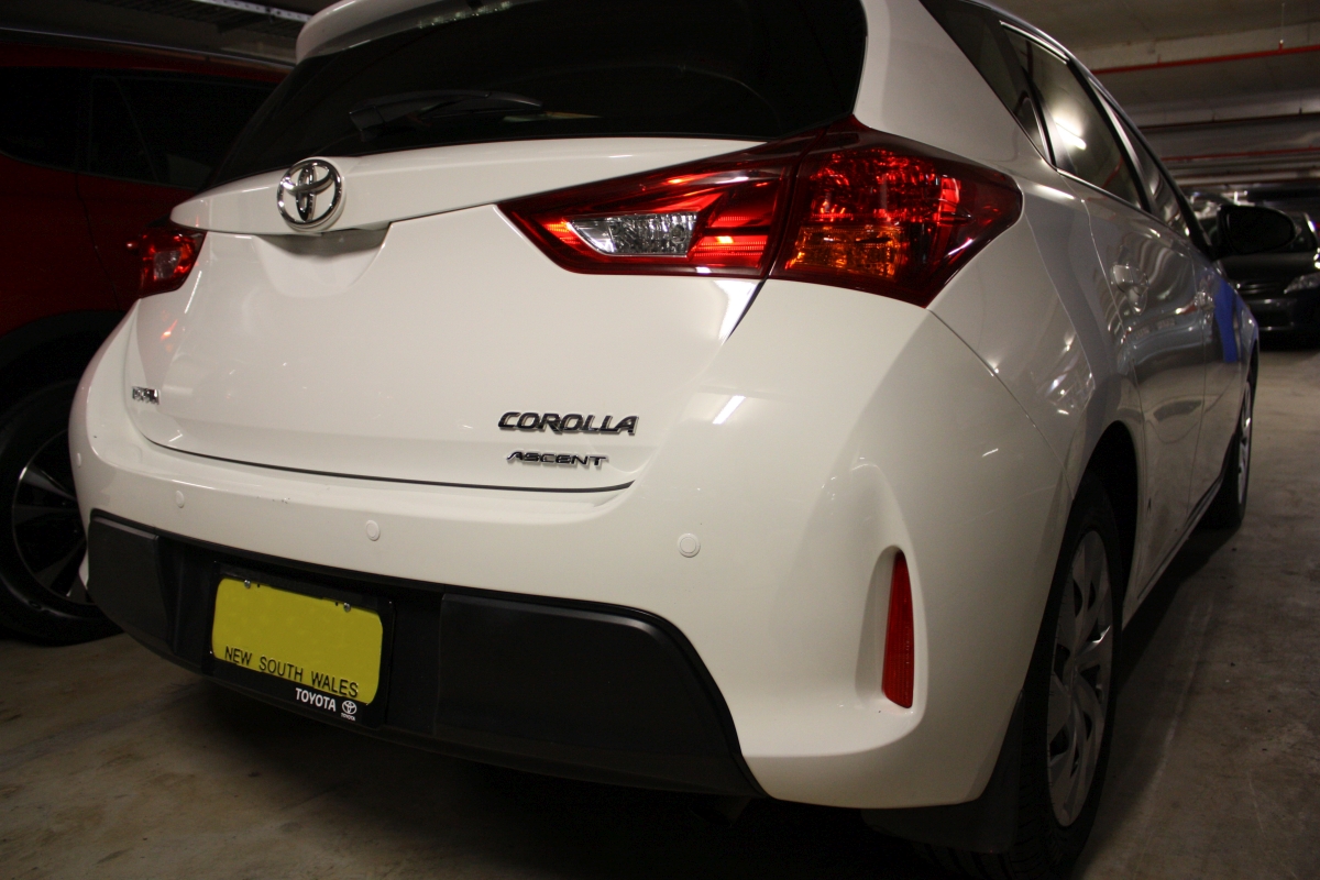Corolla Hatch 2013 Reverse Parking Sensors - Beeping | Creative Installations
