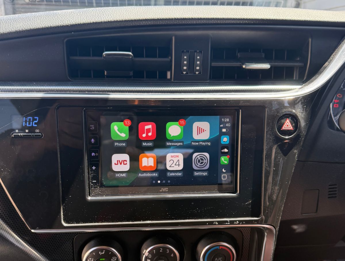 Corolla 2016 JVC KW-M785BW Head Unit | Creative Installations