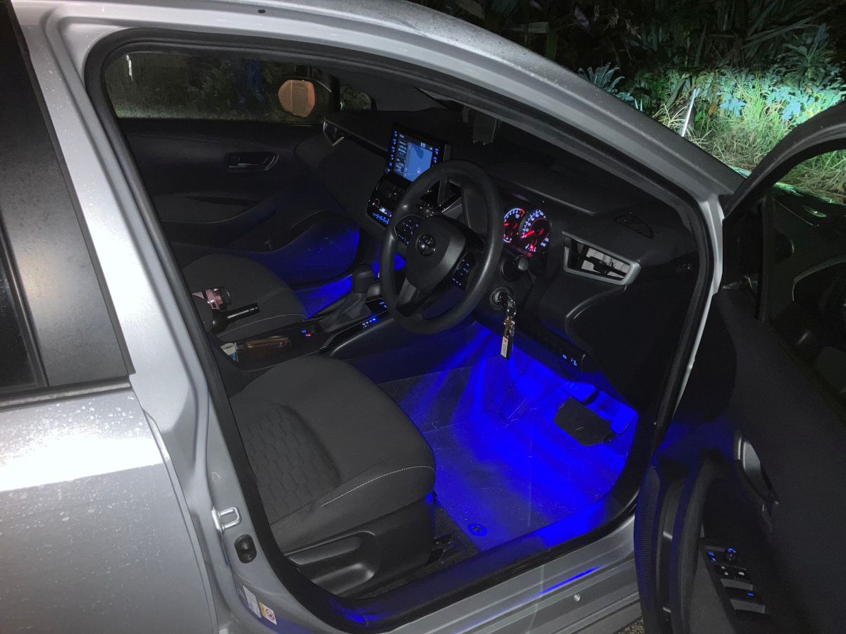 Corolla 2019 LED Footwell Lights | Creative Installations