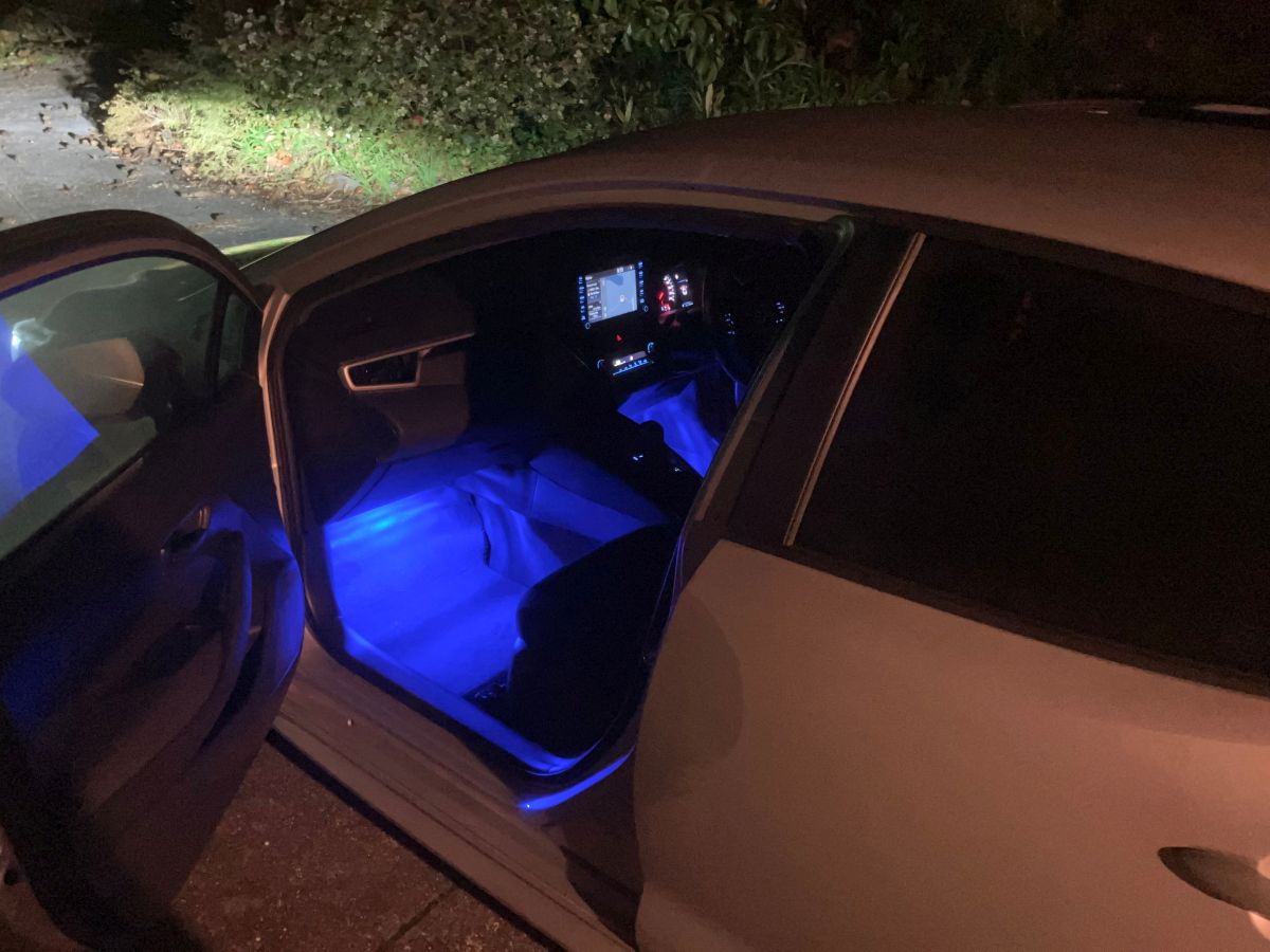 Corolla 2019 LED Footwell Lights | Creative Installations