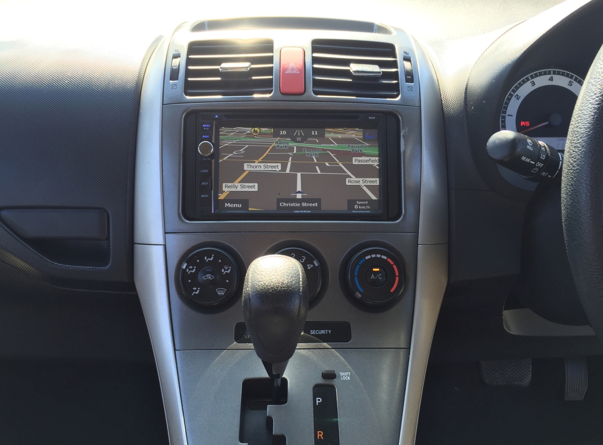 Corolla 2009 Axis 1408NAV Sat Nav | Creative Installations