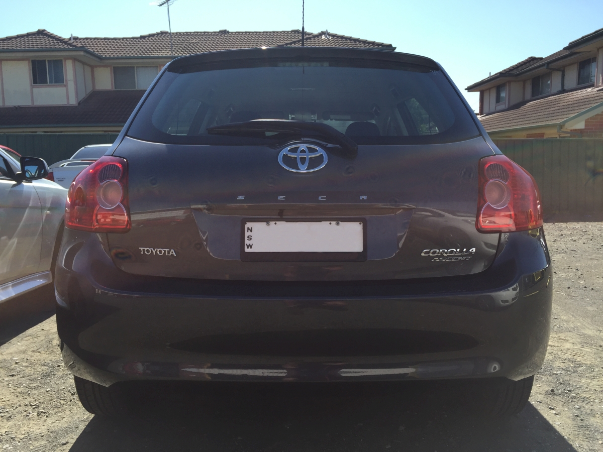 Corolla Hatch 2009 Reverse Camera | Creative Installations