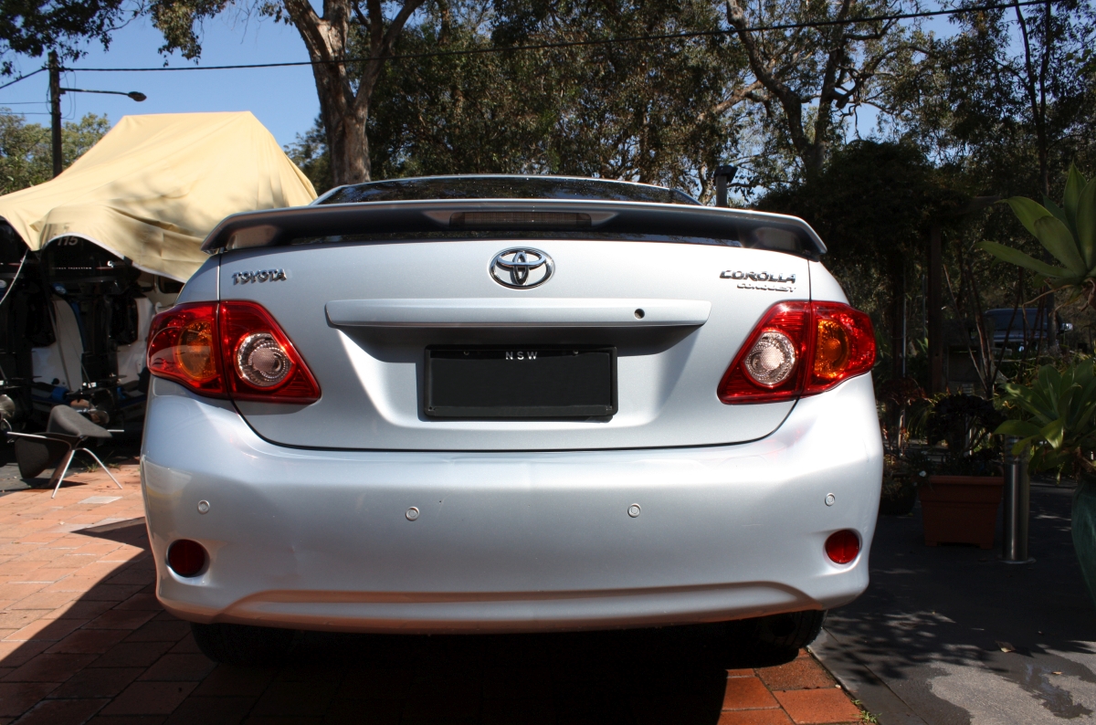 Corolla Sedan 2007 Reverse Parking Sensors - LED Display | Creative ...