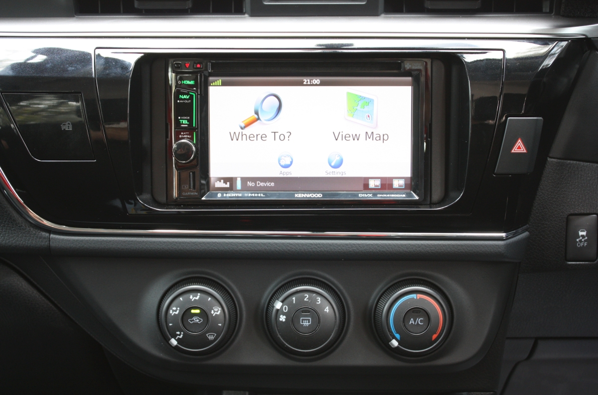 Corolla Sedan 2015 Kenwood DNX4150DAB GPS Navigation System | Creative ...