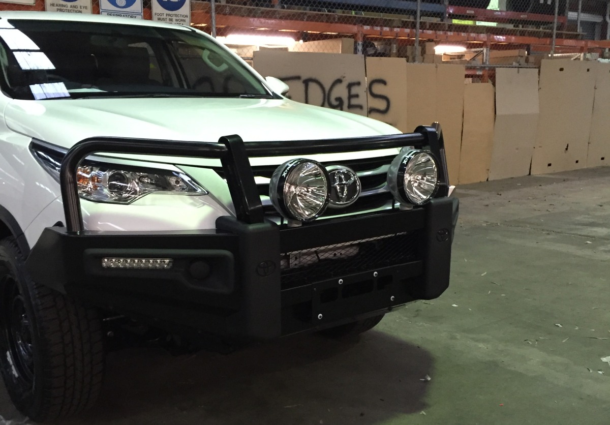 Fortuner 2016 IPF 900 Xtreme LED Driving Lights on Bullbar | Creative ...