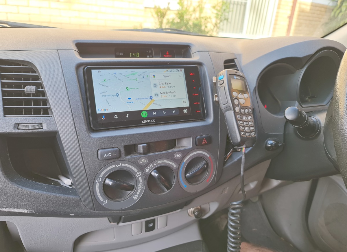 HiLux 2009 Kenwood DMX820WS Head Unit | Creative Installations