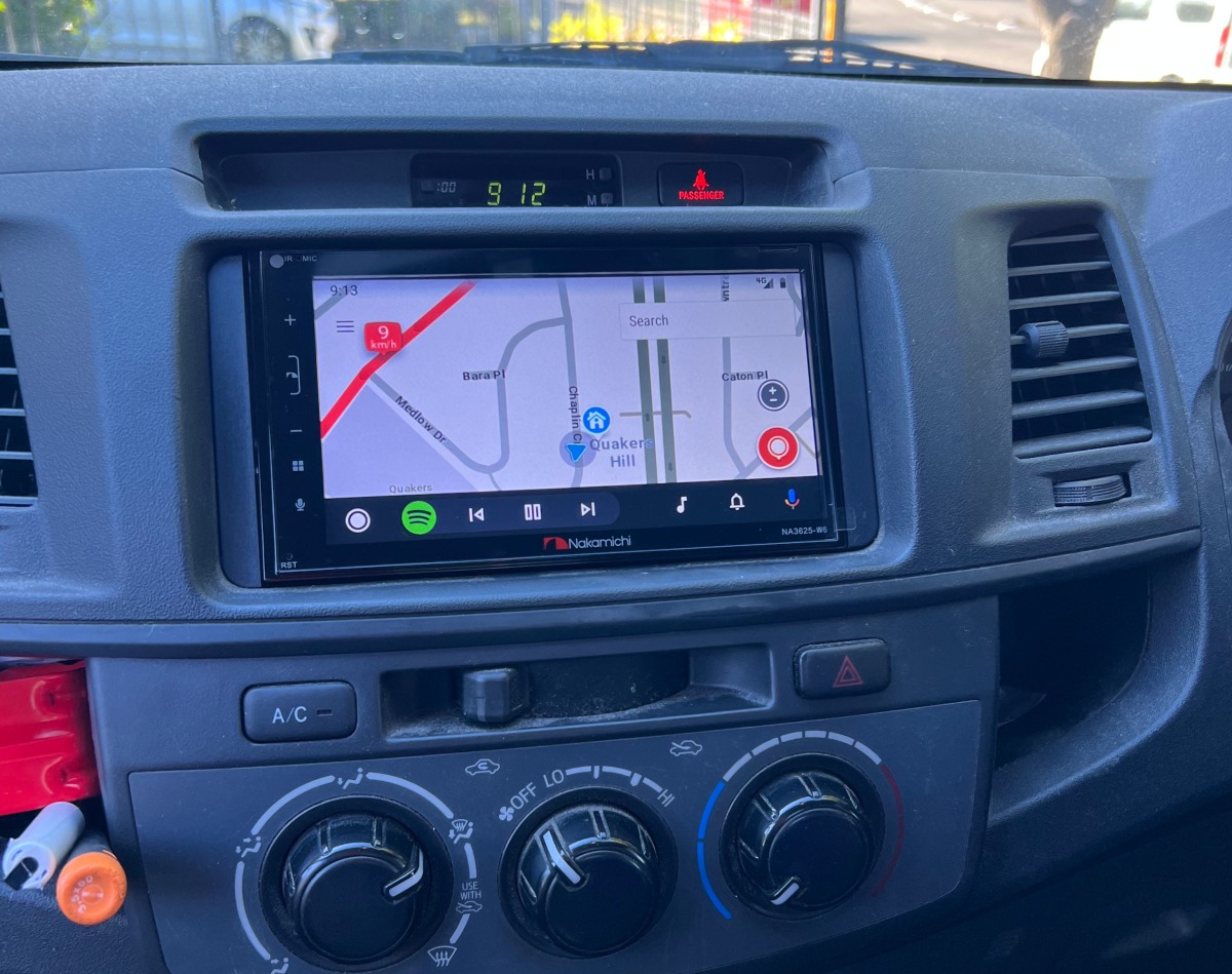 HiLux 2012 Nakamichi NA3625-W6 Head Unit | Creative Installations