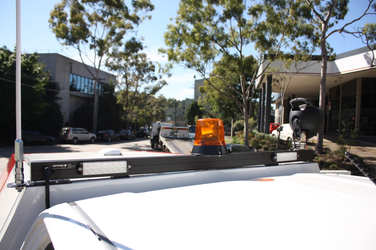 HiLux 2016 IONNIC 1275mm Minebar on Service Body | Creative Installations