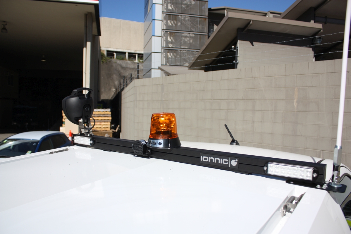 HiLux 2016 IONNIC 1275mm Minebar on Service Body | Creative Installations