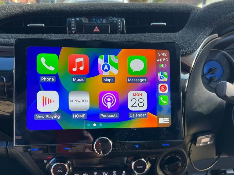 HiLux 2017 Kenwood DMX9720XDS Head Unit | Creative Installations