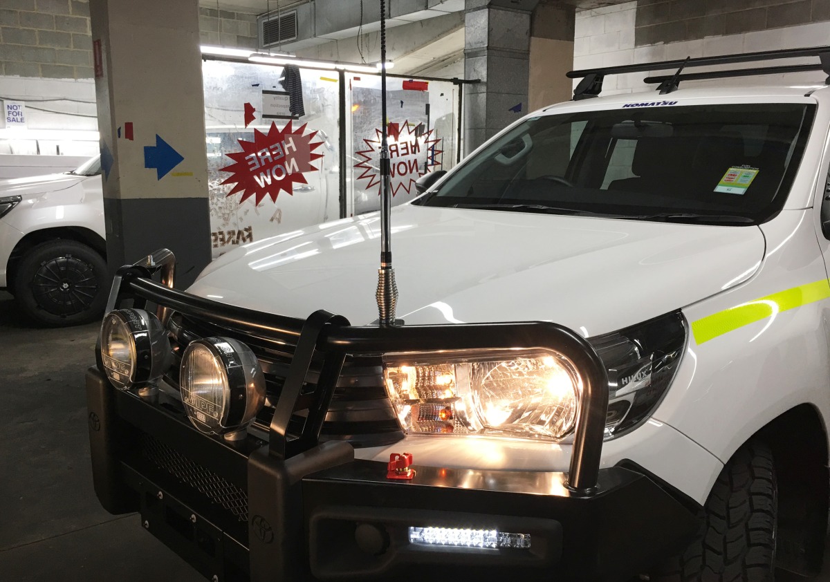 HiLux 2018 IPF 900 Xtreme LED Driving Lights on Bullbar | Creative ...
