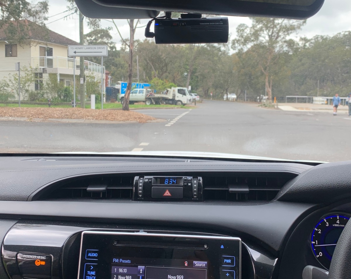HiLux 2020 THINKWARE F200 Truck Dash Cameras | Creative Installations