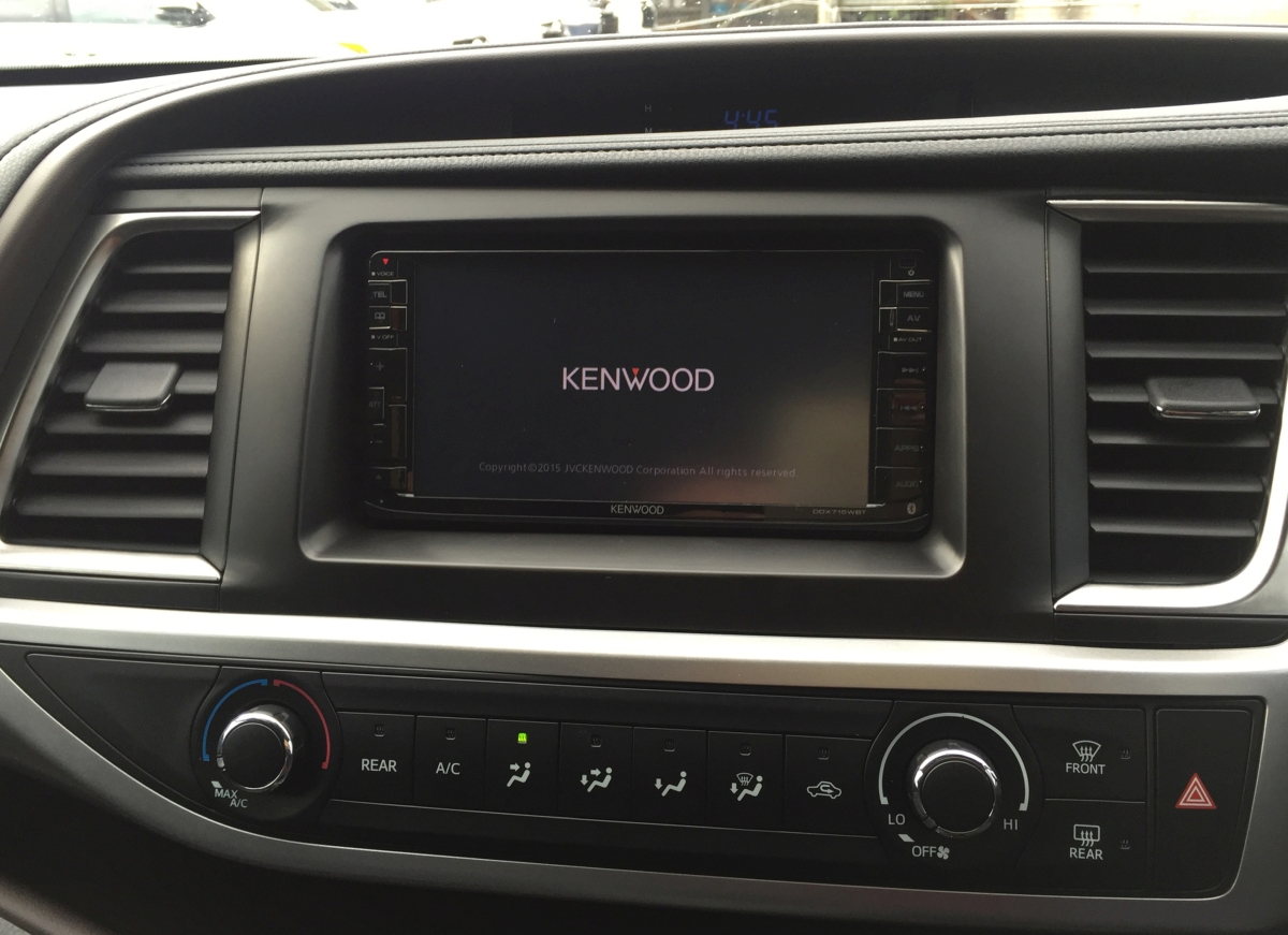 Kluger 2016 Kenwood DDX715WBT Infotainment System | Creative Installations