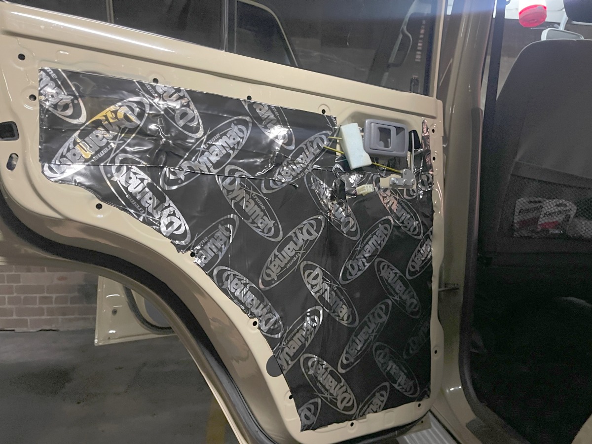 LandCruiser 2023 Dynamat Sound Deadening | Creative Installations