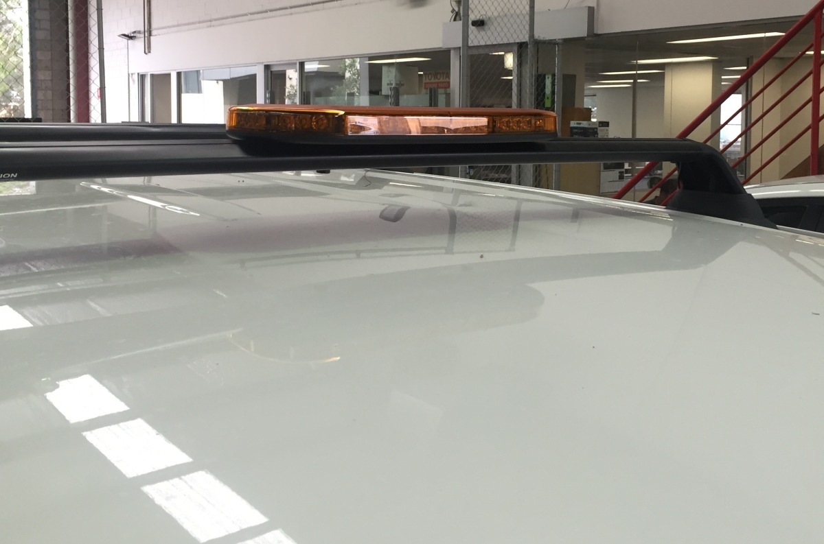 Prado 2016 Britax LED Warning Light Bar on Roof Rack | Creative ...