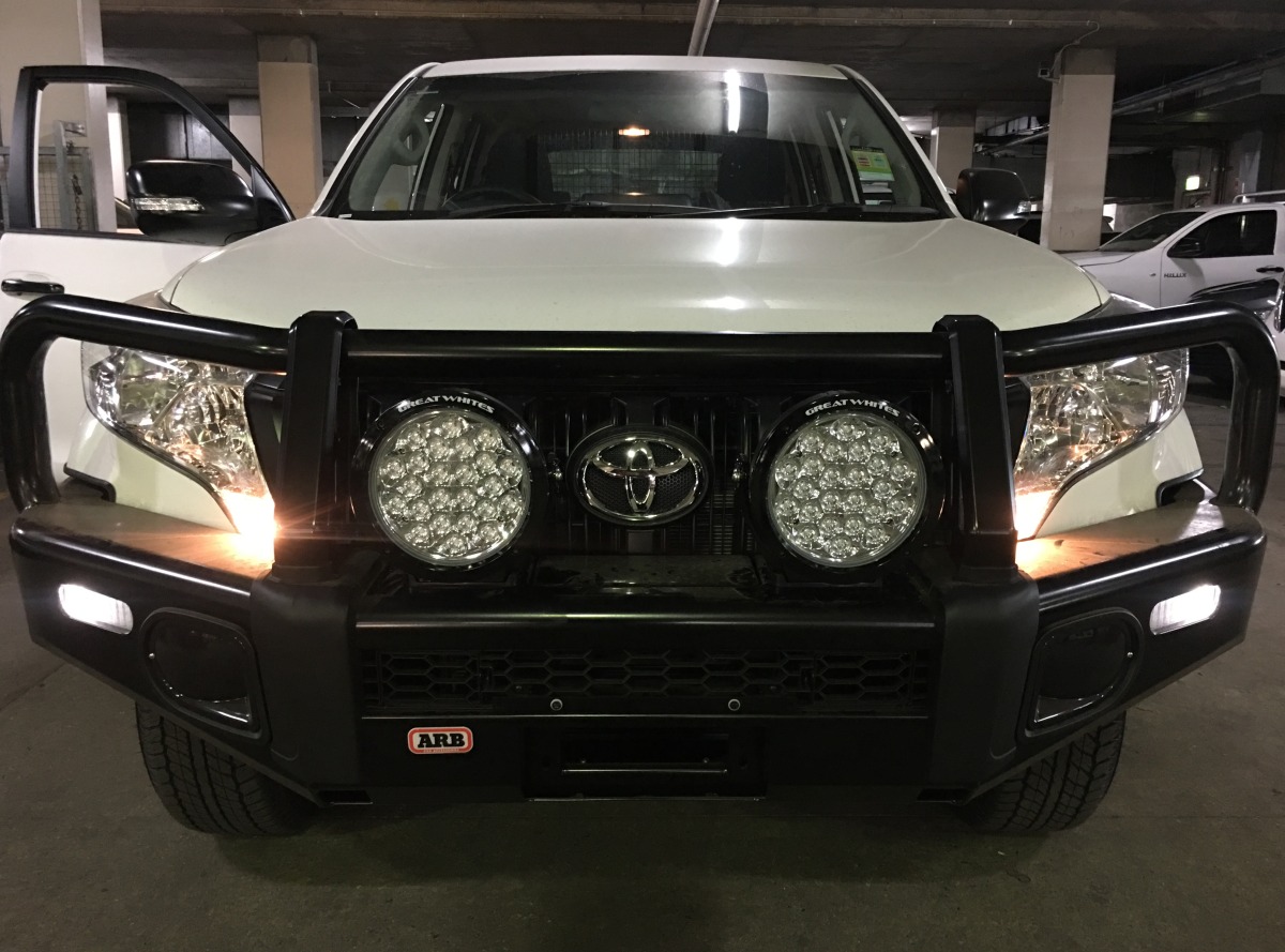 Prado 2017 Great Whites 220 LED Driving Lights | Creative Installations