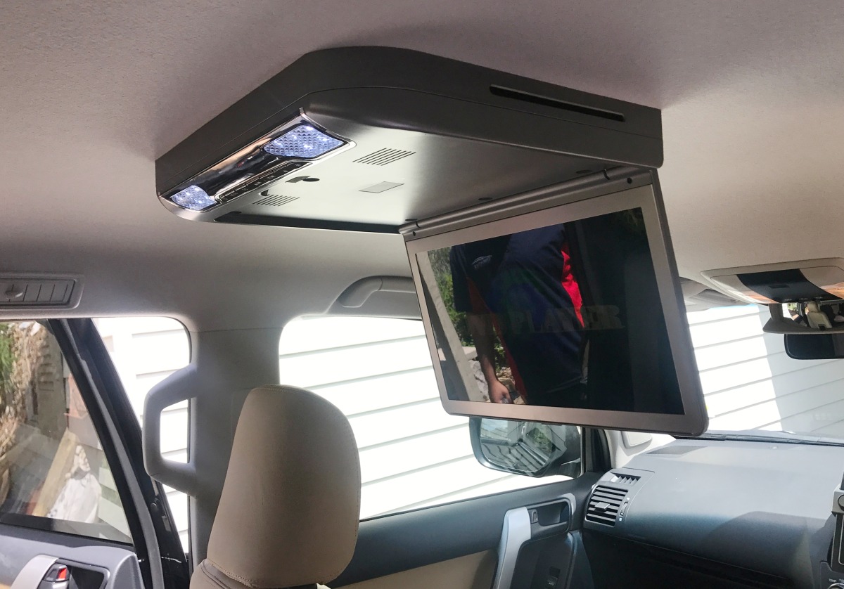 Prado 2017 13.3" Roof DVD player | Creative Installations