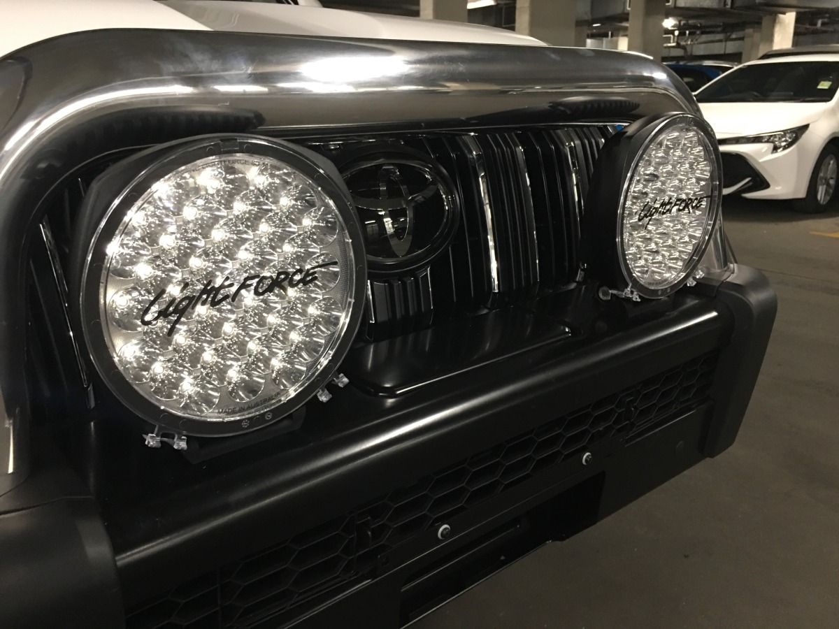 Prado 2019 Lightforce Genesis LED Driving Lights | Creative Installations