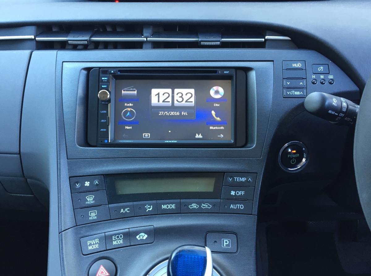 Prius 2010 Axis 1508NAV Sat Nav | Creative Installations