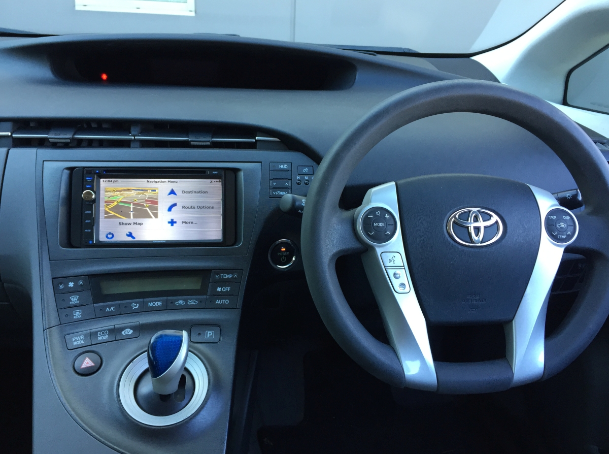 Prius 2010 Axis 1508NAV Sat Nav | Creative Installations