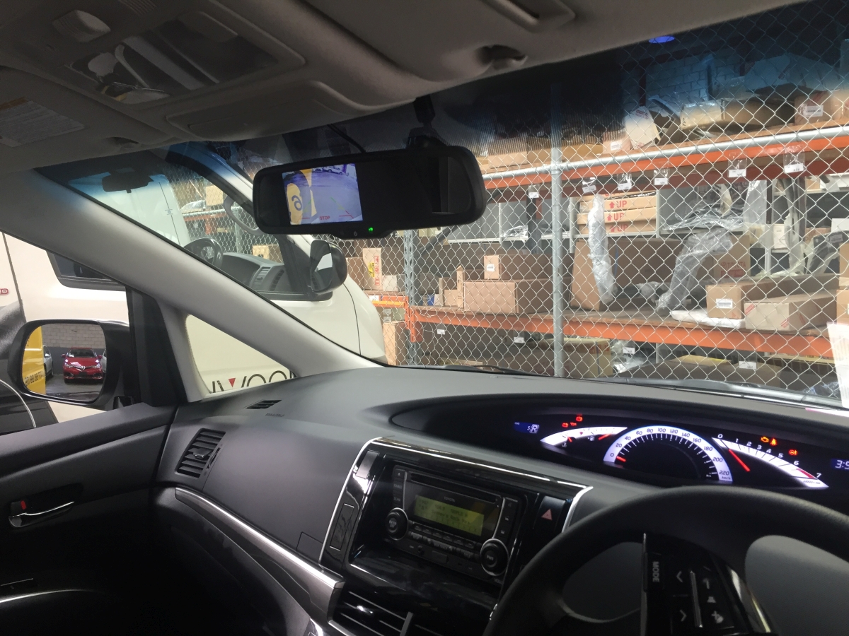 Tarago 2016 Replacement Reverse Mirror Monitor | Creative Installations