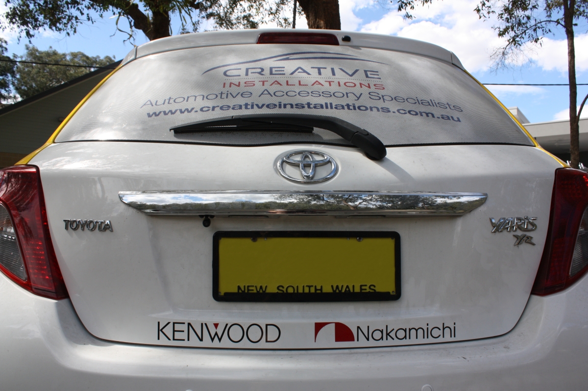 Yaris 2011 Reverse Camera | Creative Installations