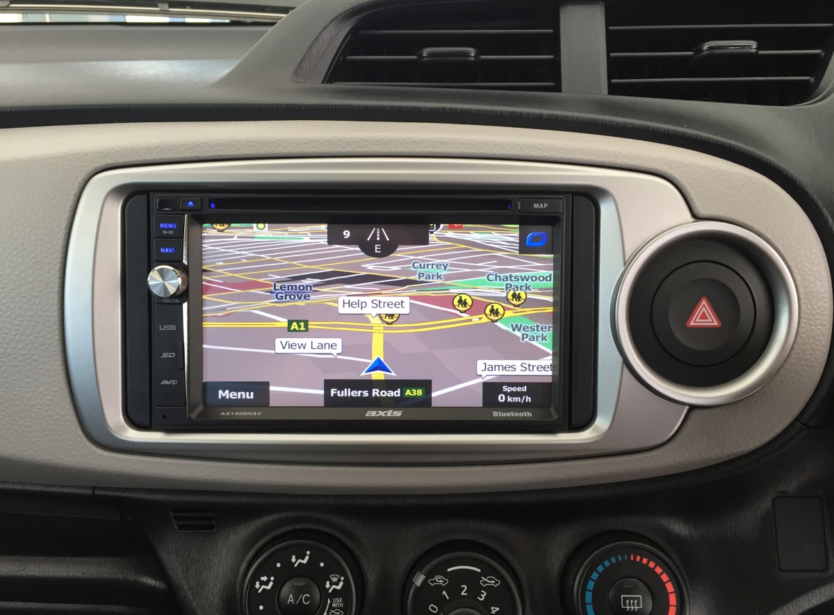 Yaris 2012 Axis 1408NAV Sat Nav | Creative Installations