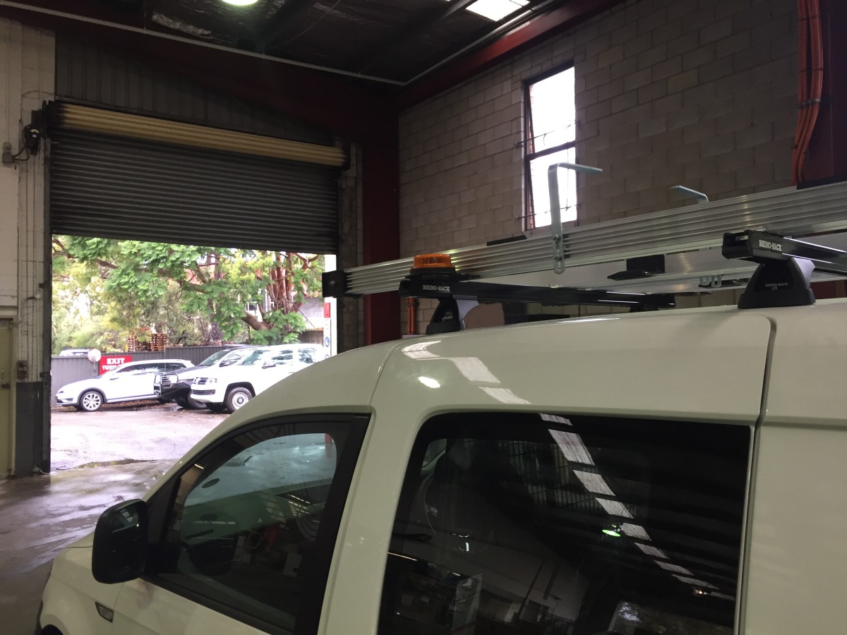 Caddy 2016 LED Rotating Amber Beacons on roof racks | Creative ...