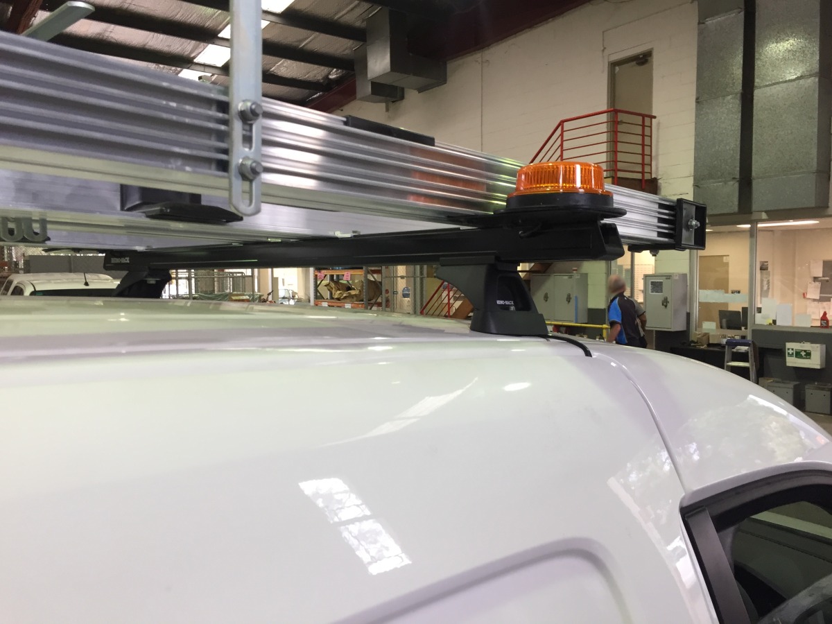 Caddy 2016 LED Rotating Amber Beacons on roof racks | Creative ...