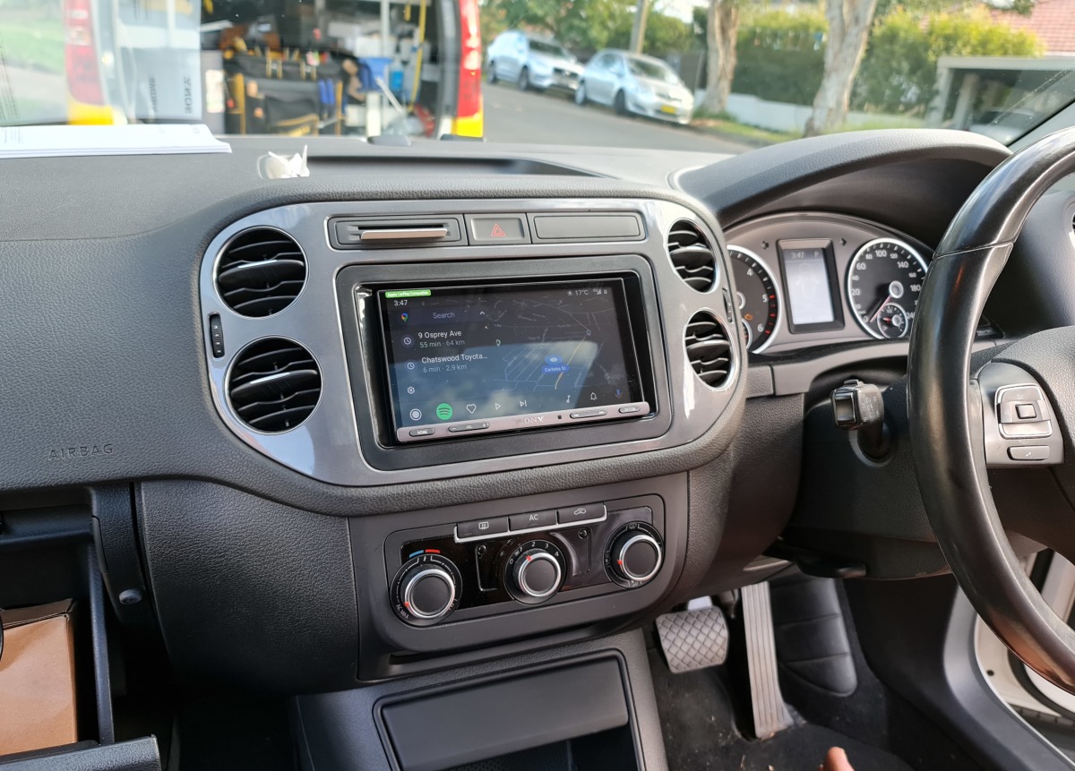 Tiguan 2012 Sony XAV-AX5000 Head Unit | Creative Installations