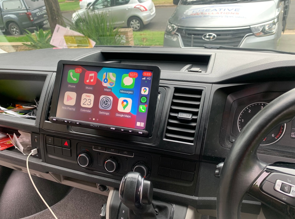 Transporter 2016 Sony XAV-AX8000 Head Unit | Creative Installations